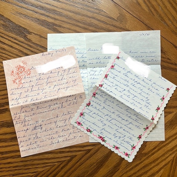 Vintage | Other | Vtg Ephemera Handwritten Letters Cursive From Aunt To ...